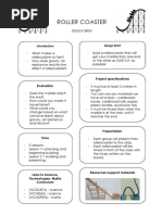 Create Your Own Roller Coaster With Downloadable P | PDF | Potential Energy