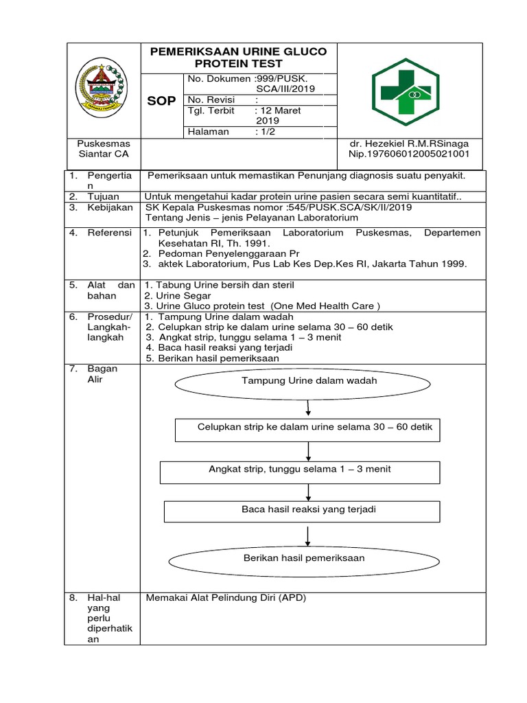Uji Glukosa Protein Urine di Puskesmas | PDF | Pengembangan Diri | Sains & Matematika