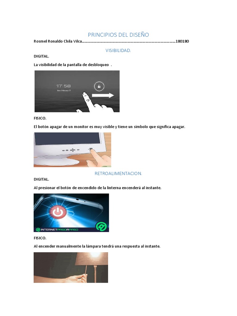 Principios del Diseño Interactivo | PDF
