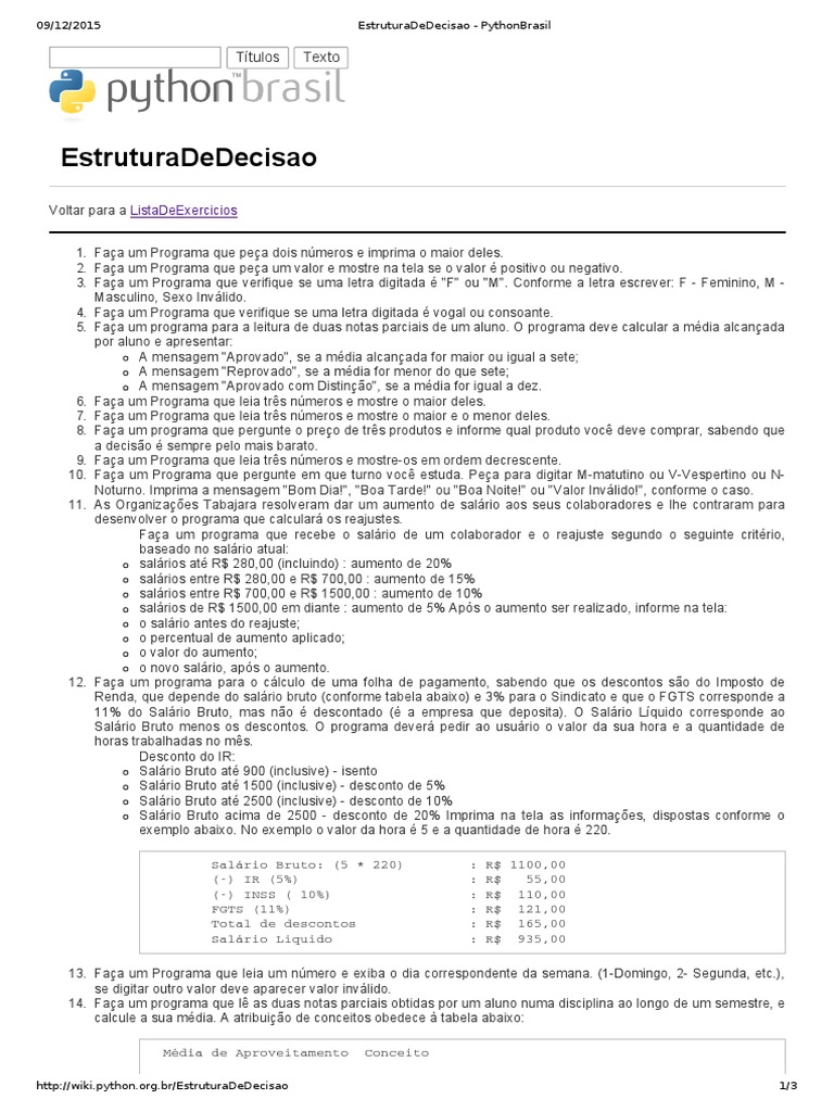 Exercicios Python | PDF | Triângulo | Números