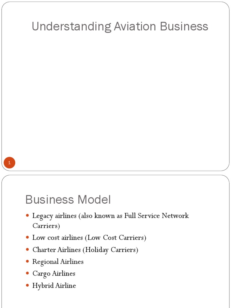 Aviation Business Overview and Insights | PDF | Airlines | Airport