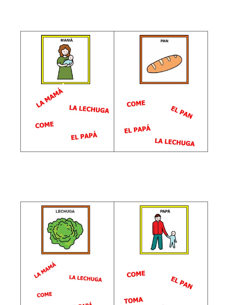 Tarjetas Metodo Global | PDF