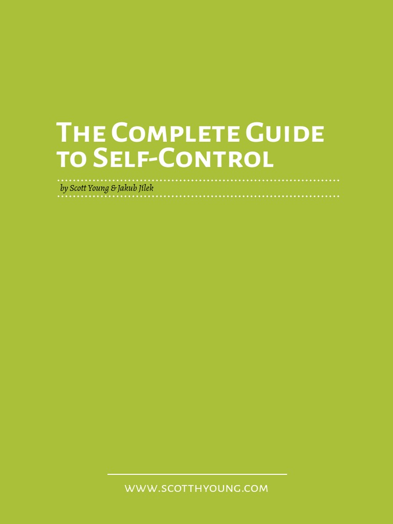 Understanding Self-Control Essentials | PDF | Self Control | Self ...