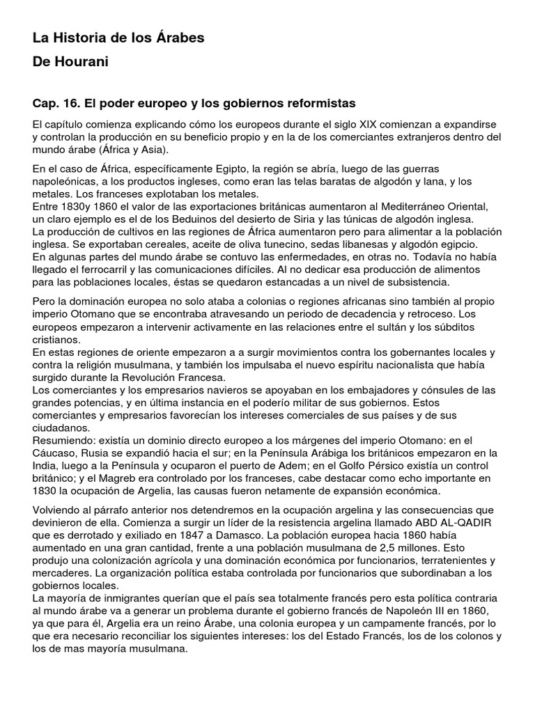 La Historia de Los Arabes | Descargar gratis PDF | imperio Otomano ...