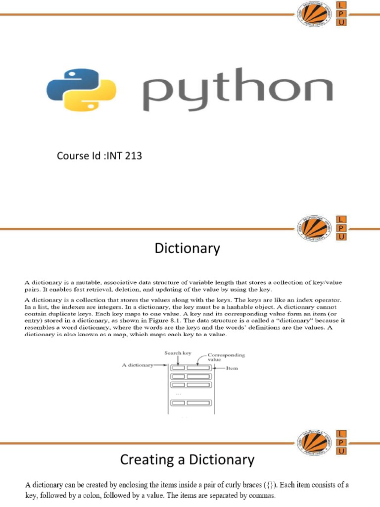 Mastering Python Dictionaries: A Guide | PDF