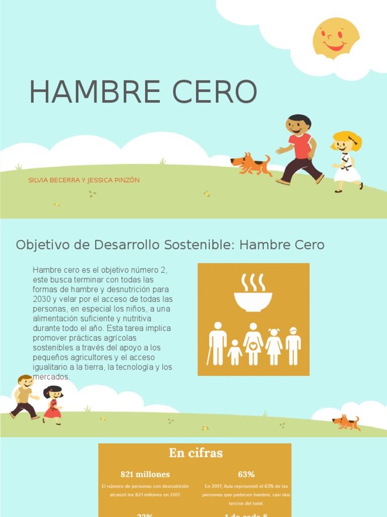 Hambre Cero Pdf Desnutrición Hambre