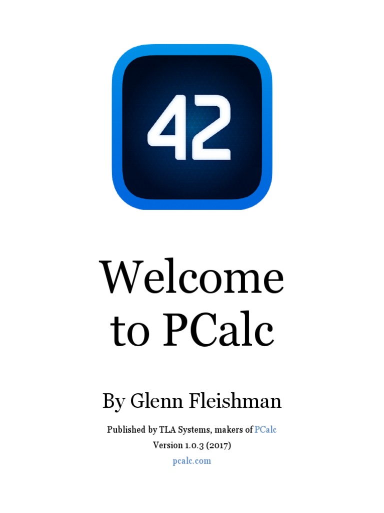 PCalc Manual | Download Free PDF | I Cloud | Ios
