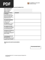 Classroom Observation and Monitoring Tool For School Heads | PDF