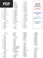 Bible Books Chapters and Verses Chart | PDF | Chapters And Verses Of ...