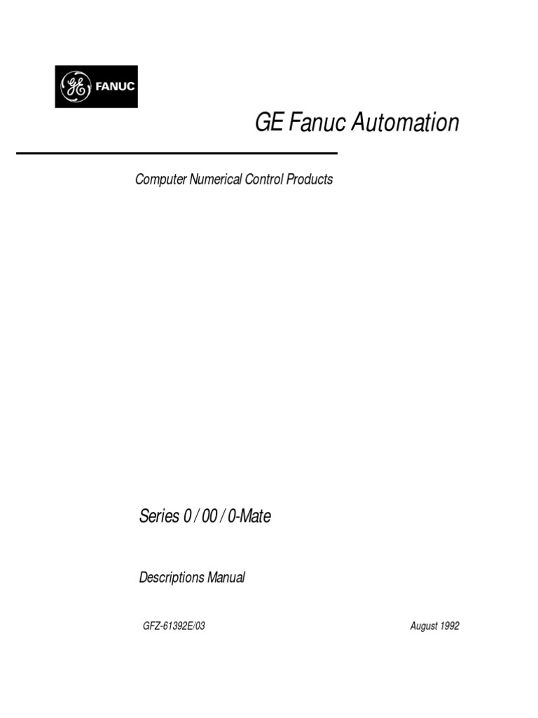 Fanuc Manual 0T Description | PDF | Numerical Control | Automation