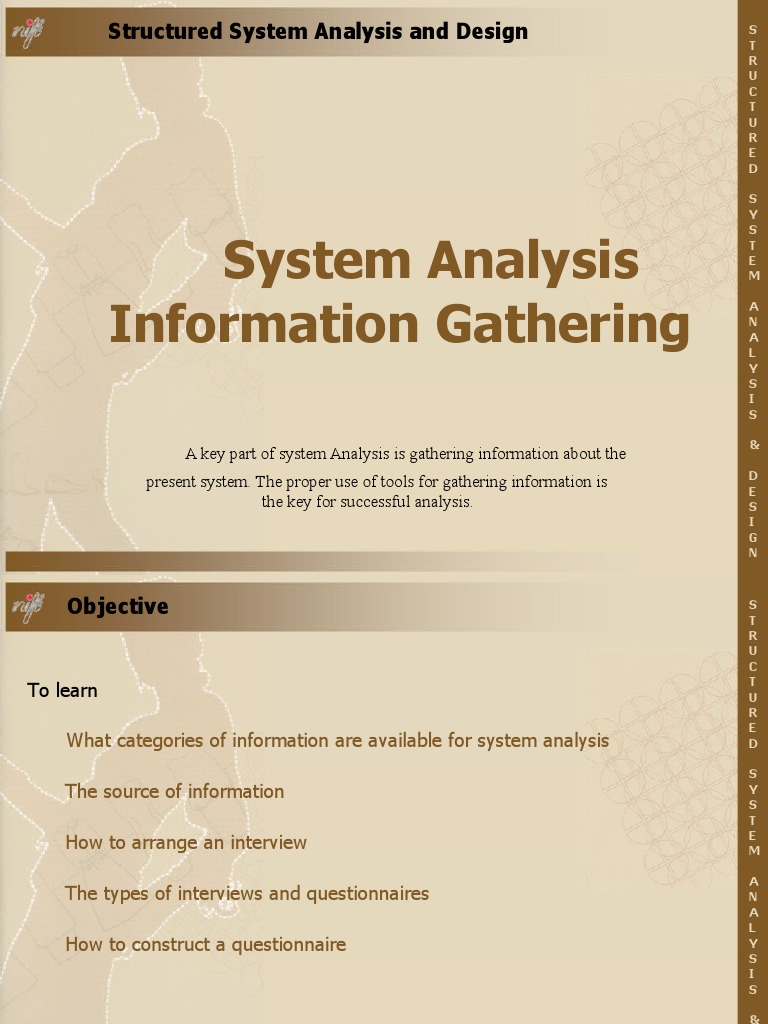 System Analysis Information Gathering | PDF | Intelligence Analysis ...