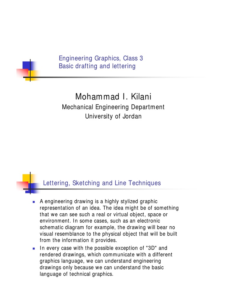 Class 3 Engineering Graphics Guide | PDF | Technical Drawing | Drawing