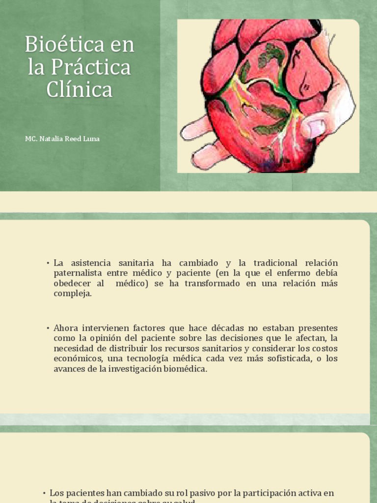 Bioética En La Práctica Clínica Pdf Bioética Medicina