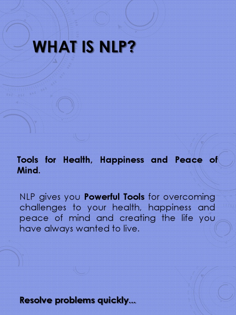 What Is NLP | PDF | Career & Growth | Self-Improvement