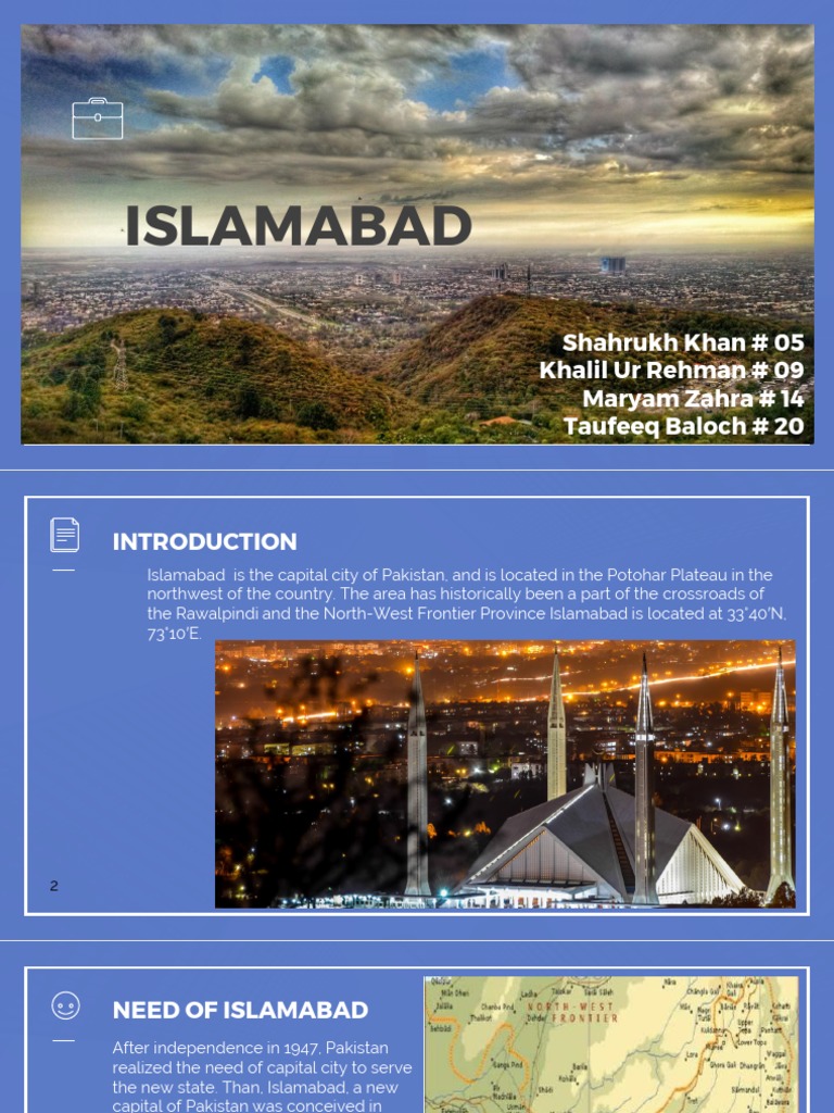 Islamabad, Pakistan (Urban Planning) | PDF | Islamabad | World Politics