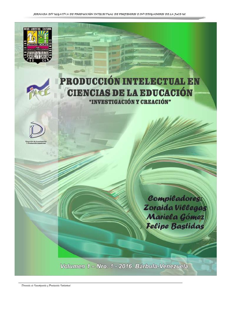 Produccion Intelectual en Ciencias de La Educacion Investigacion y ...