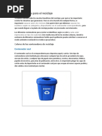 Código de Colores para Reciclaje | PDF | Residuos | Reciclaje