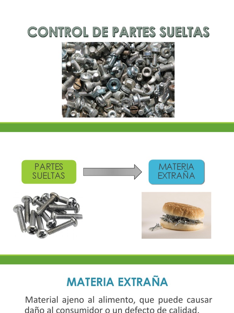 Control de Materia Extraña