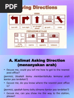 Kosakata Giving Directions Dalam Bahasa Inggris | PDF