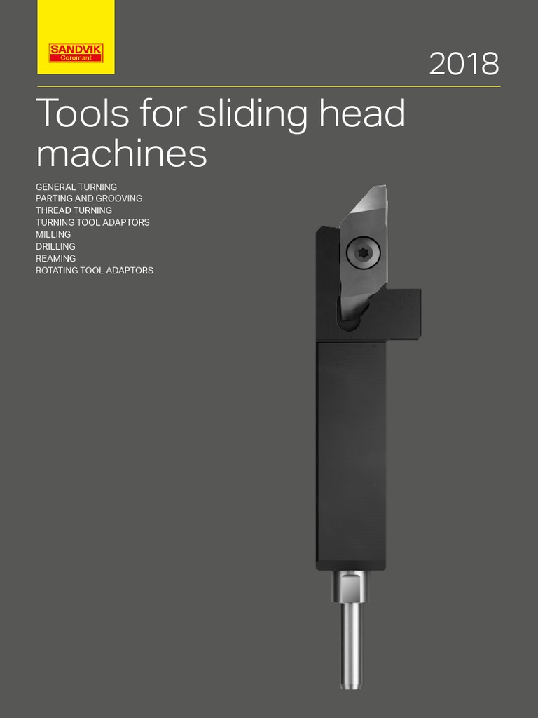 Sliding Head Machines en | PDF | Machining | Equipment