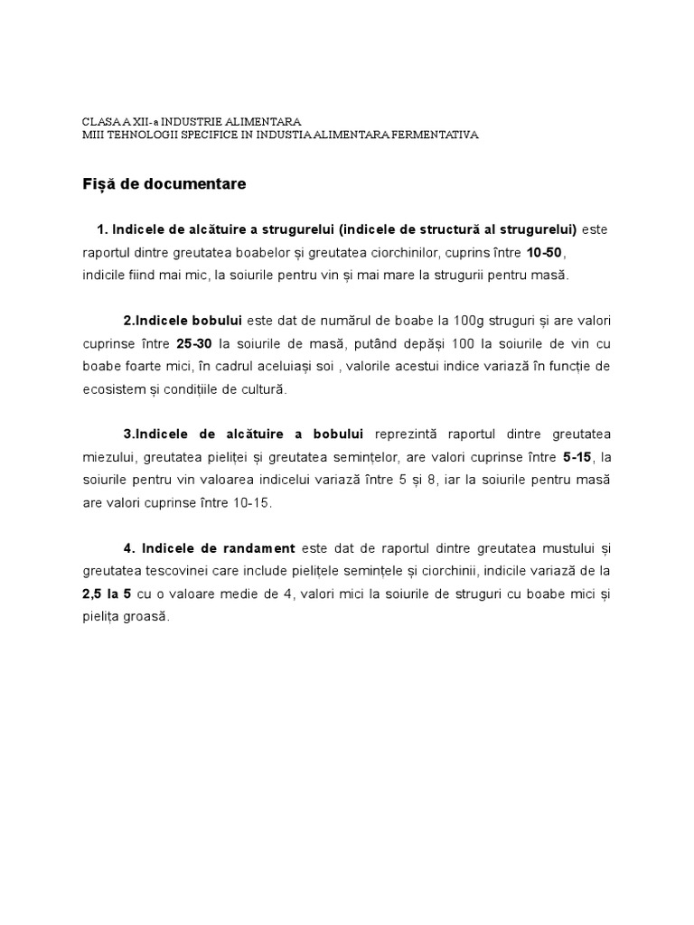 4 - Fisa - de - Documentare STRUGURE | PDF