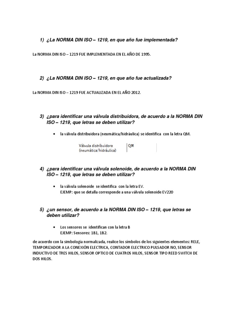 Información sobre la norma DIN ISO-1219 para la identificación de ...