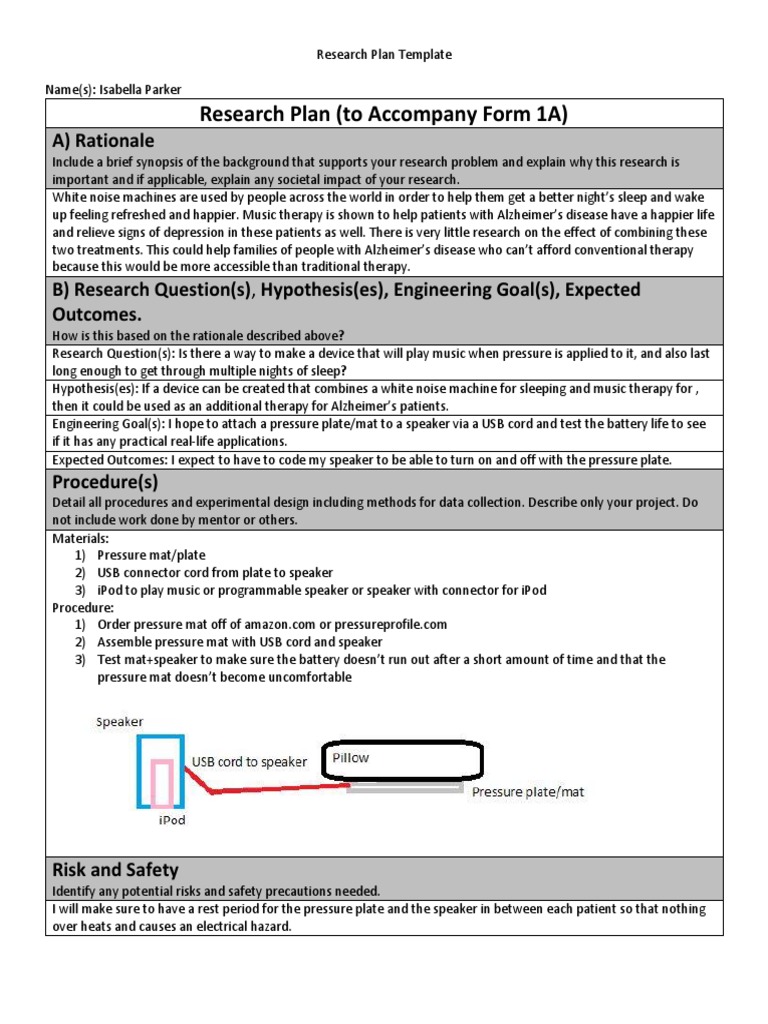 Reseach Plan 2019 No Irb Approval | PDF | Risk Assessment | Animal Testing