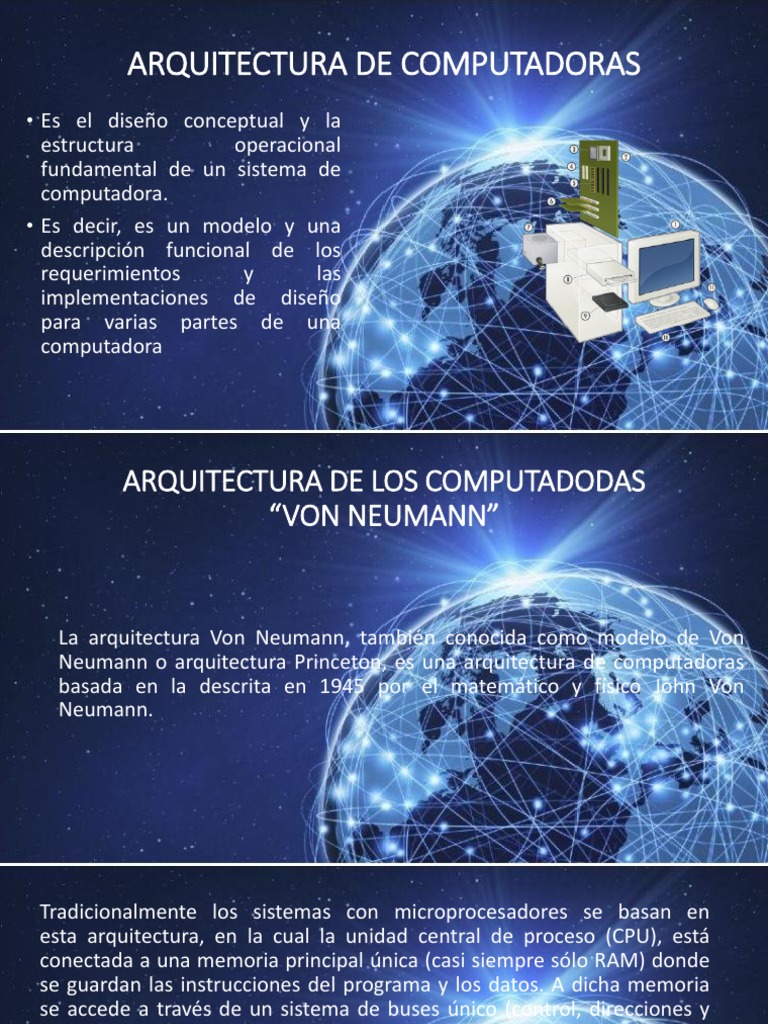 Arquitectura de Computadoras | PDF | Almacenamiento de datos de la ...