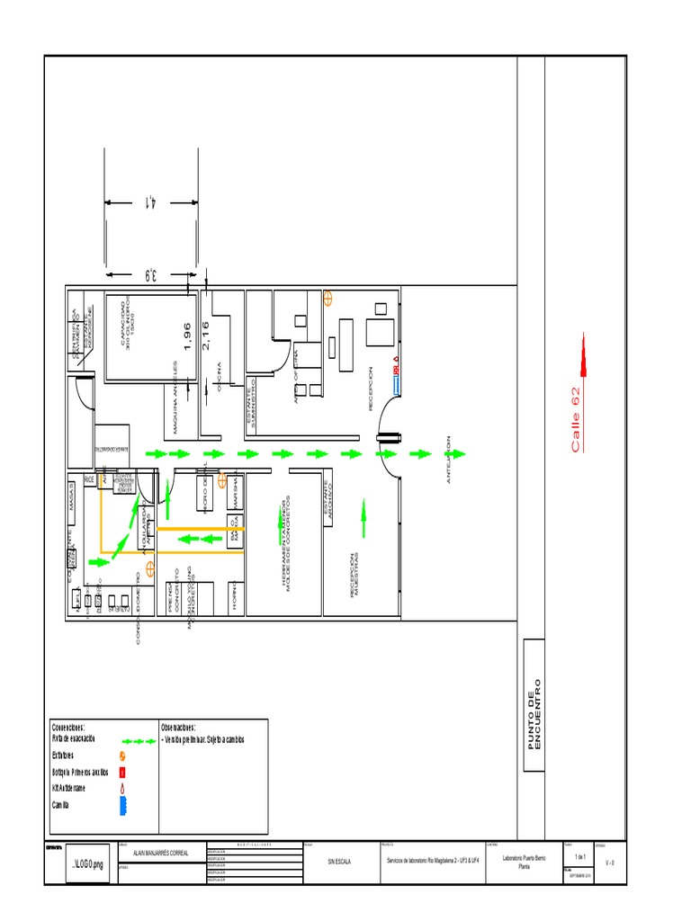 Plano Laboratorio V2-Layout1 PDF | PDF | Medicina