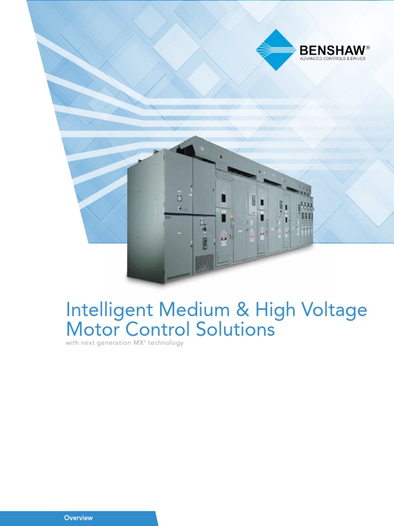 Benshaw Medium Voltage Starters PDF | PDF | Electric Motor | Capacitor