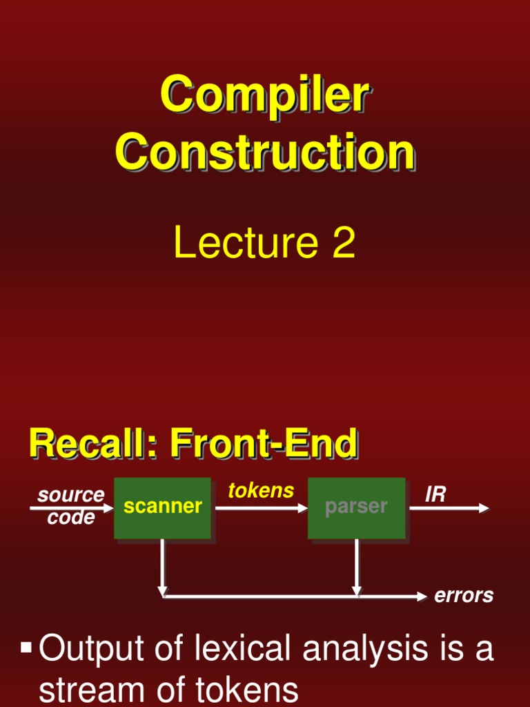 Compiler Construction | PDF