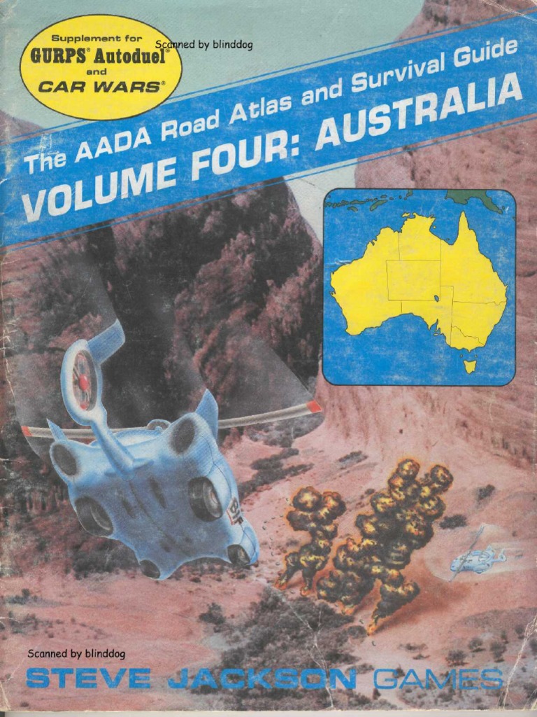 GURPS Autoduel - Car Wars - The AADA Road Atlas and Survival Guide, Vol ...