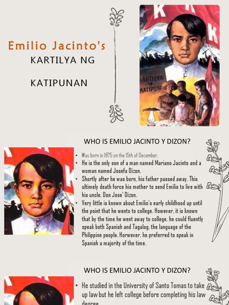Emilio Jacinto's Kartilya Ng Katipunan GRP 3(1) | Philippines