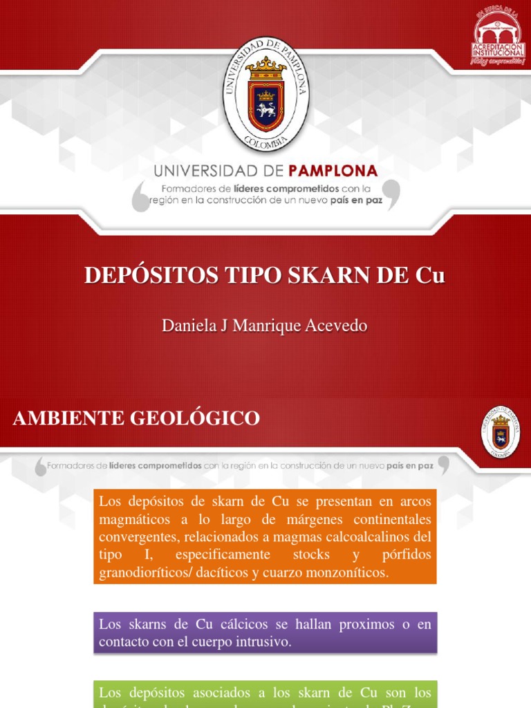 Skarn de Cu | PDF | Cobre | Minerales