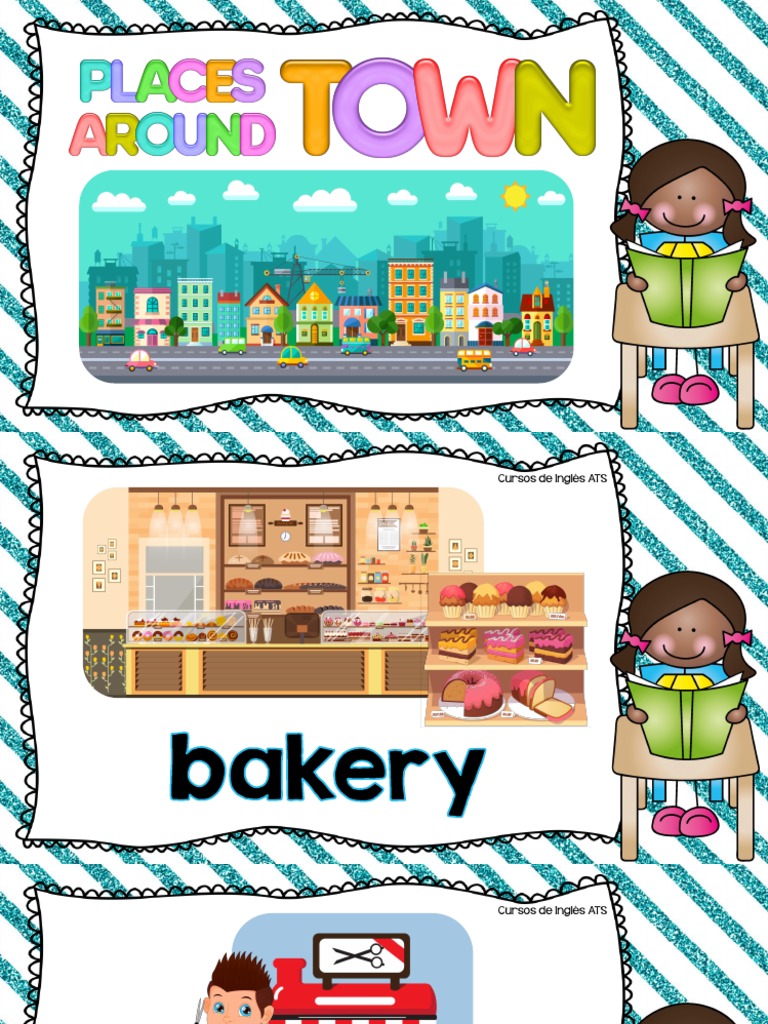 Vocabulario de Lugares de La Ciudad en Ingles PDF | PDF