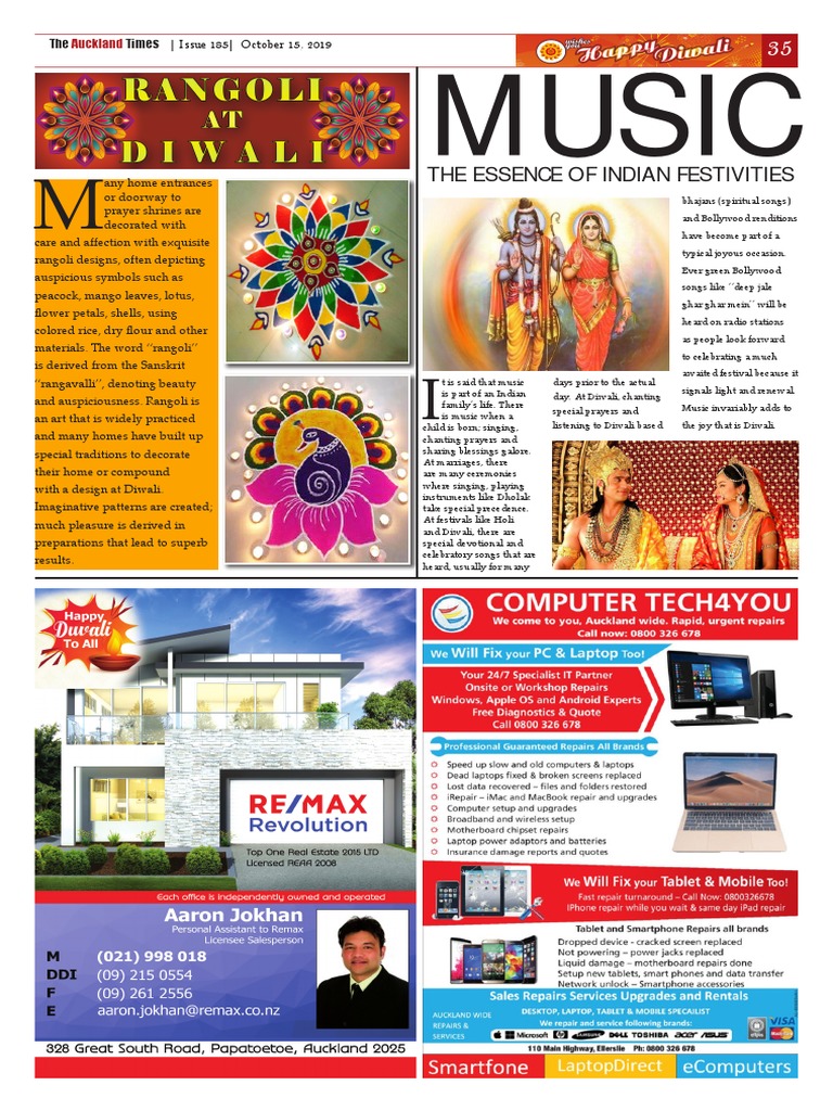 Rangoli and Music in Diwali Celebrations | PDF | Religious Behaviour ...