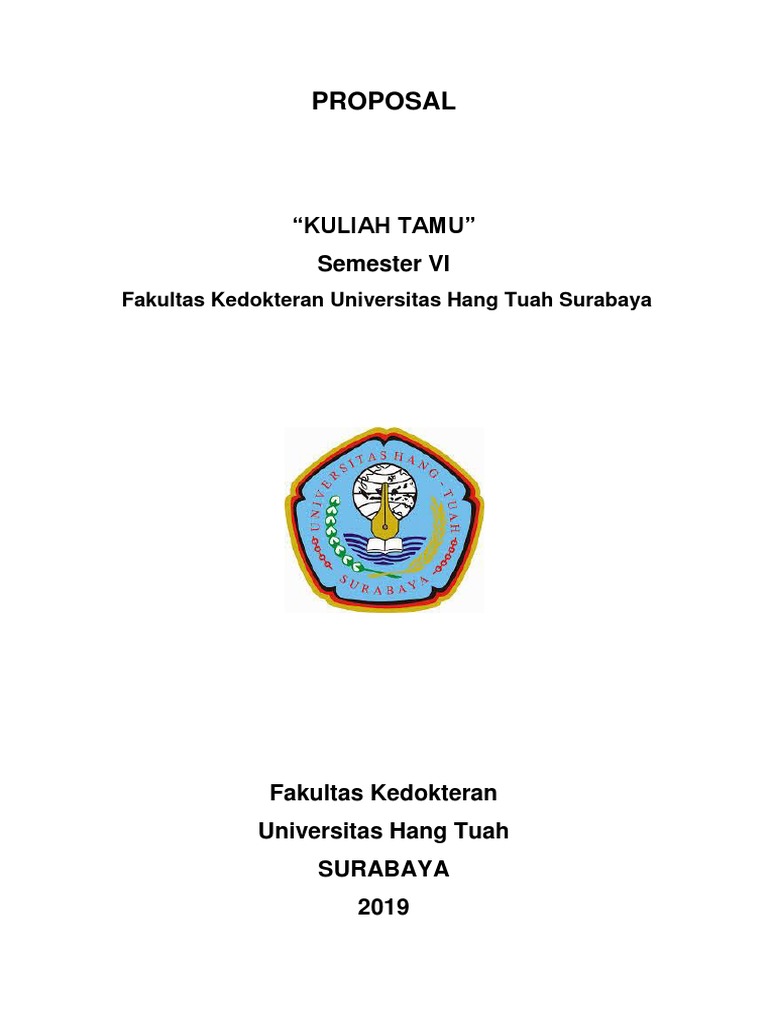 Proposal Kuliah Tamu | PDF