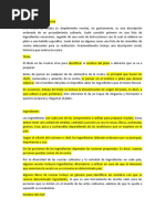 Cómo redactar una receta de cocina | PDF | Receta | Cocinando