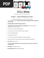 RP Pravila - Balkanska Braca Official | PDF