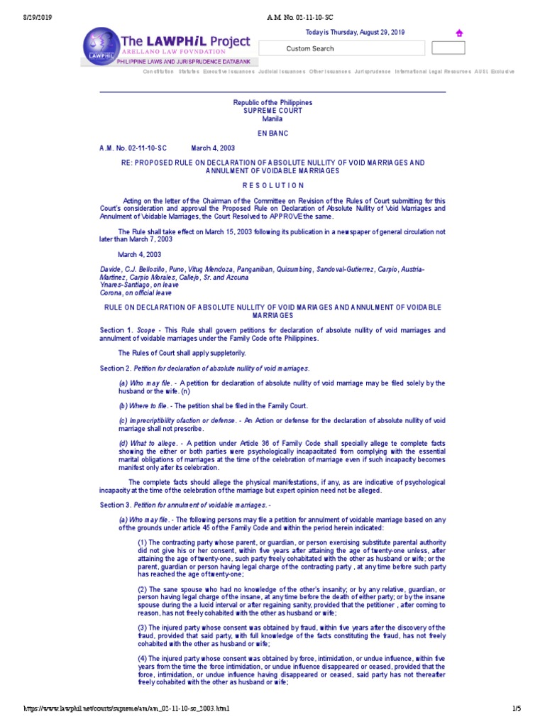 Procedure For Nullity | PDF | Annulment | Judgment (Law)