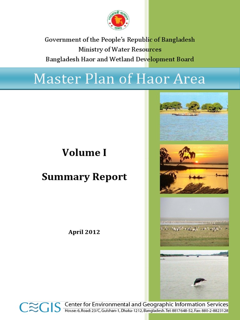 Haor Master Plan Volume 1 | PDF | Economic Development | Sustainability