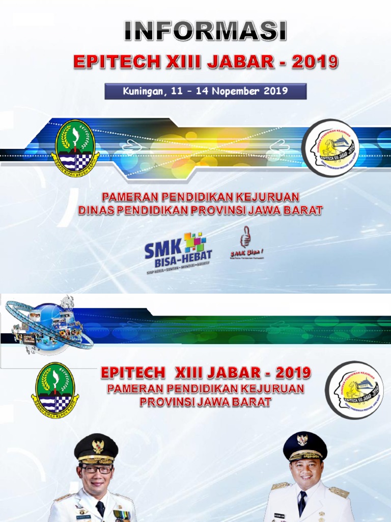 Epitech XIII Jabar 2019: Pameran SMK dan Job Fair | PDF