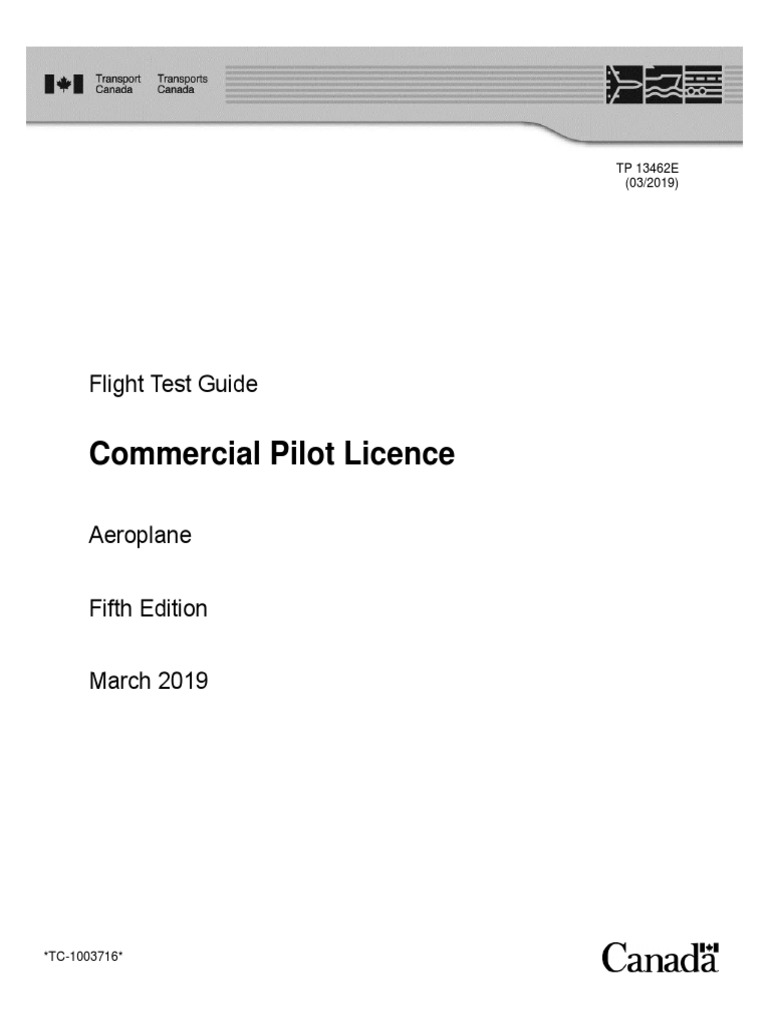 TC CPL Flight Test Guide | PDF | Flight Instructor | Flight Test