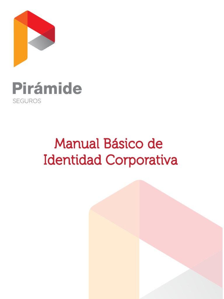Manual Piramide Seguros Logo | PDF | Tipografía | Color