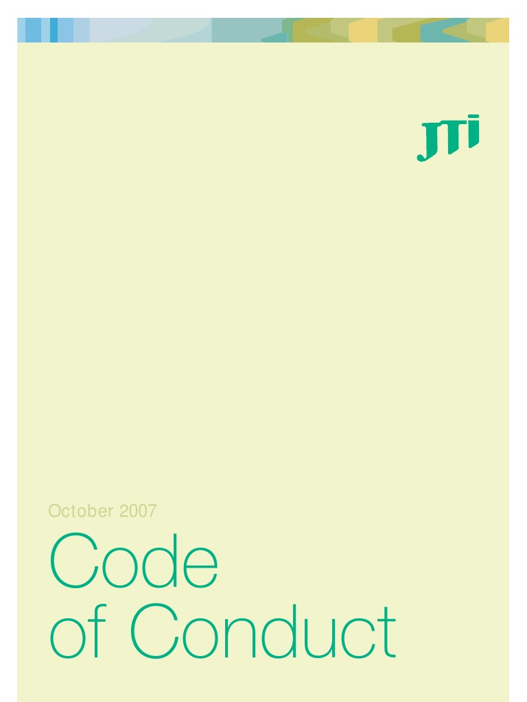 Code of Conduct | Download Free PDF | Bribery | Regulatory Compliance