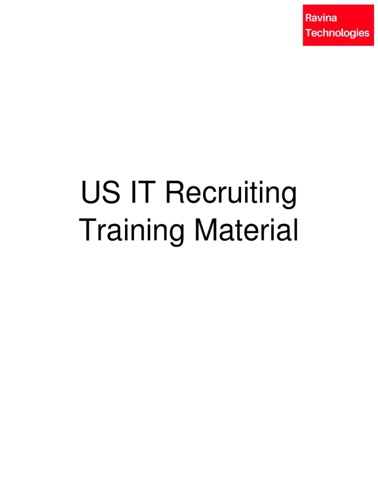 US IT Recruiting Training | PDF | Oracle Corporation | Social Security ...