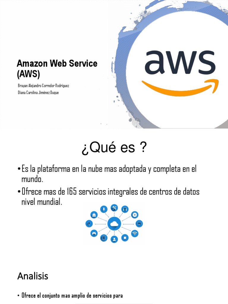Amazon Web Service (AWS) | PDF | Computación en la nube | Internet de ...