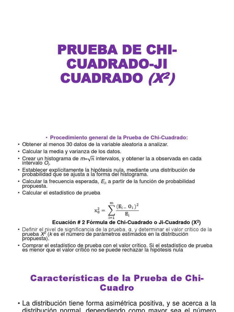 Prueba de Chi-Cuadrado-Ji Cuadrado (x2) | PDF | Prueba de hipótesis ...