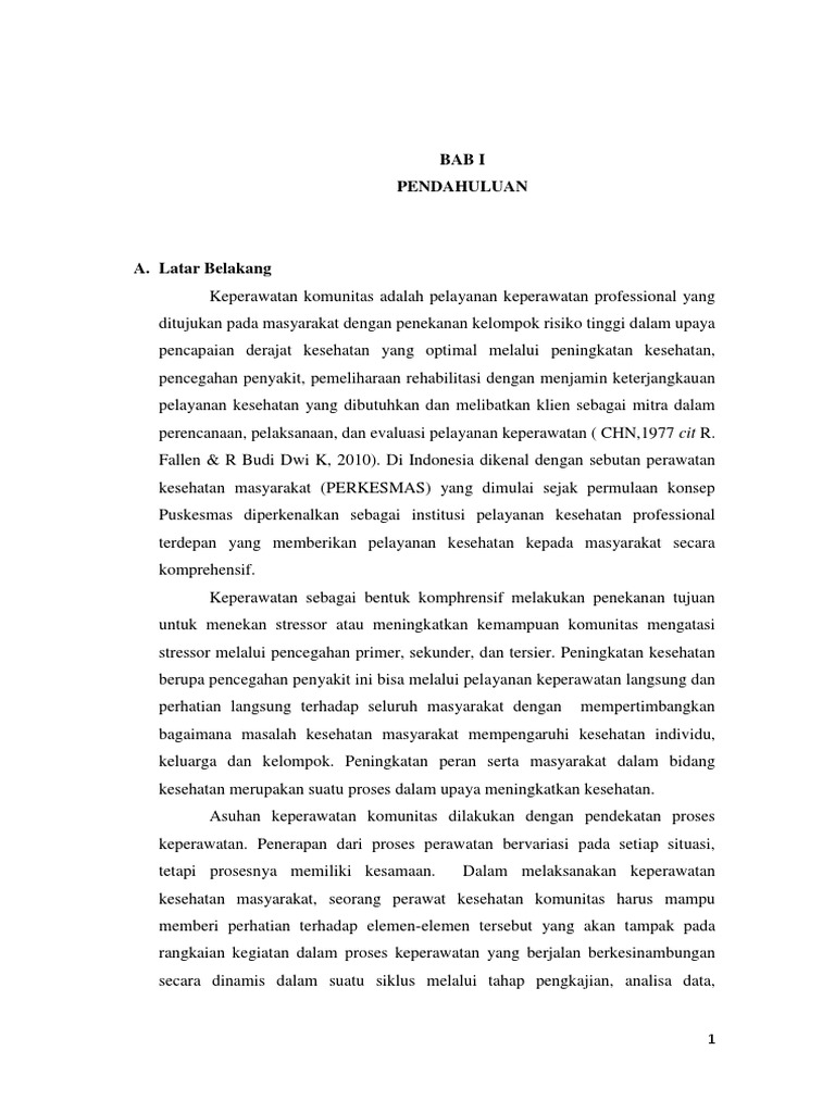 Askep Komunitas Populasi Peny Infeksi | PDF