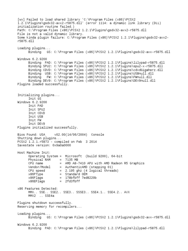 Emu Log | PDF | Bios | Library (Computing)